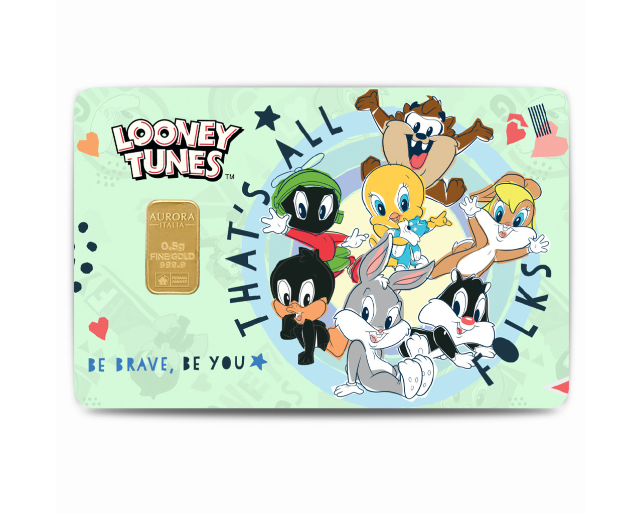 WARNER BROS x AURORA ITALIA (0.5g) 999.9 Baby Looney Tunes: Baby Love ...